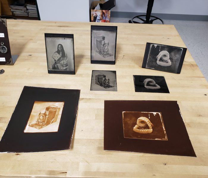 Students develop tintype photography – The Ranger